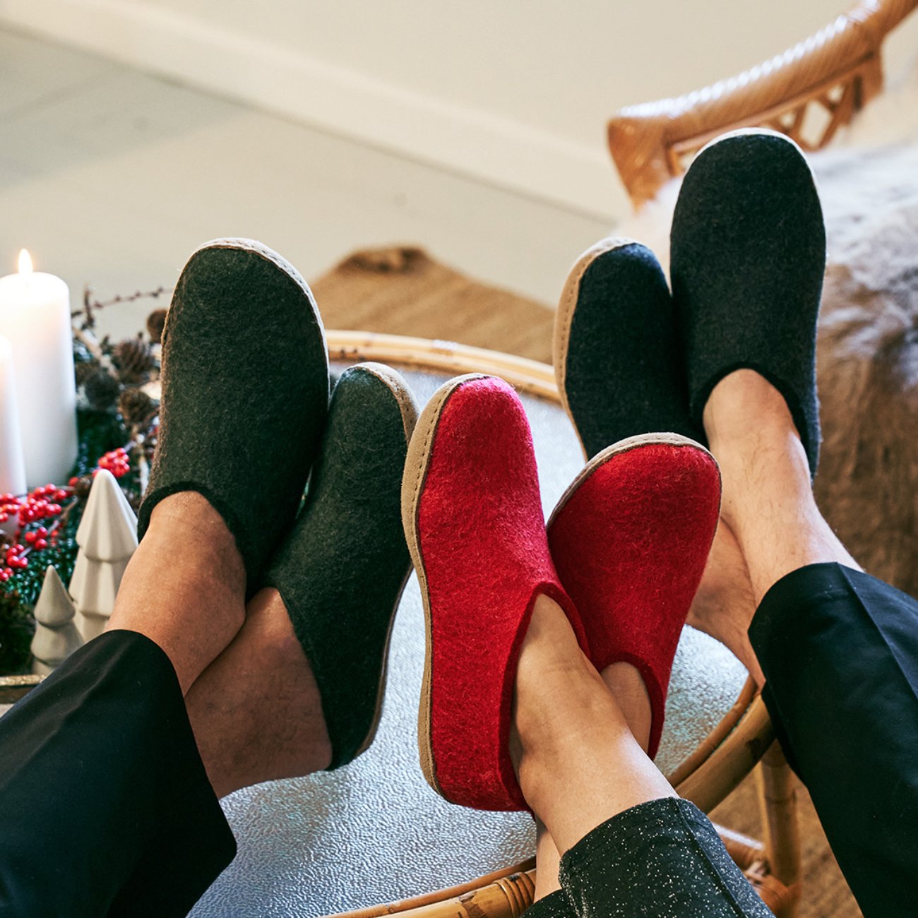 Christmas Socks + Slippers – Nordic Chill