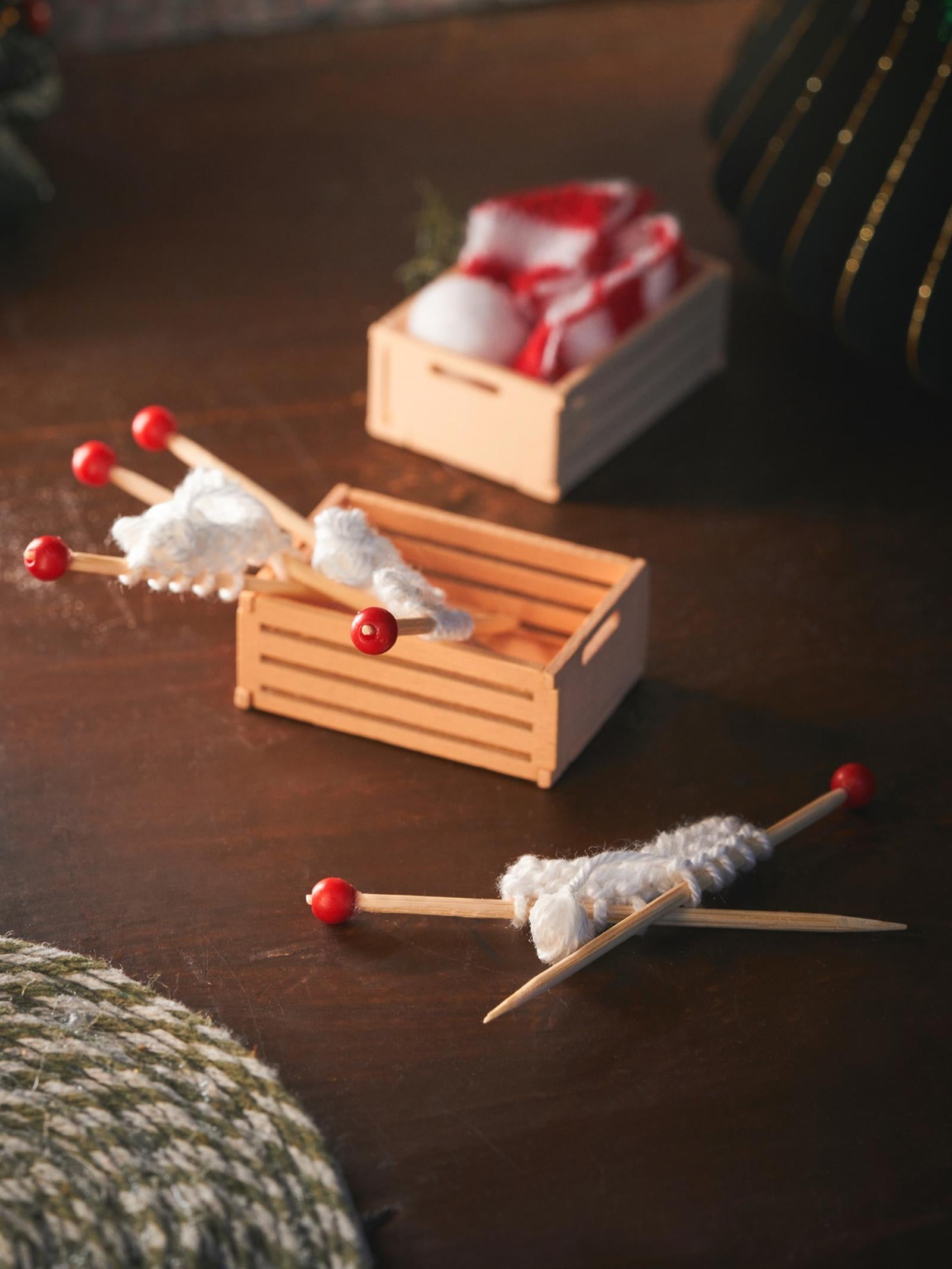 Miniature Knitting Project – Nordic Chill