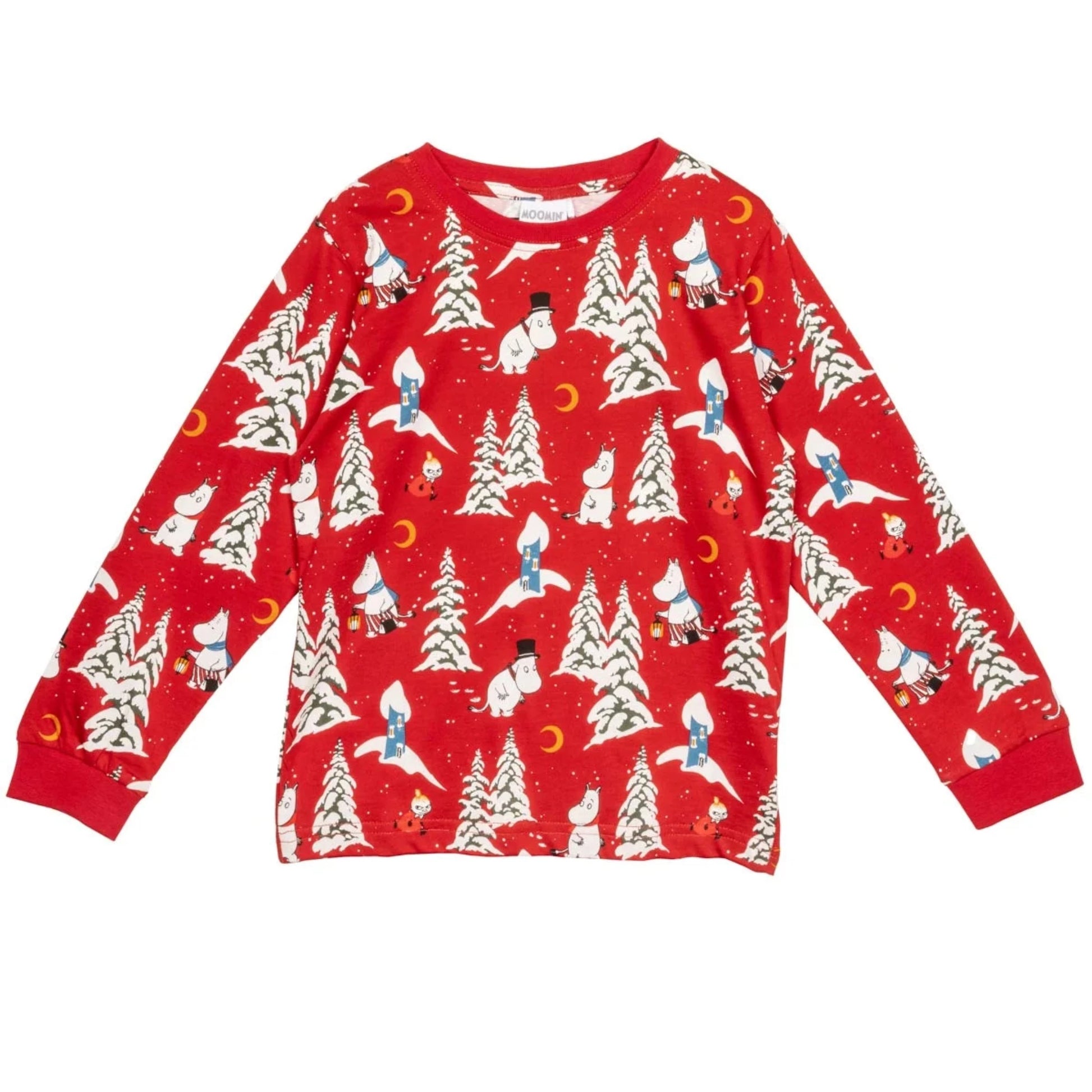 Moomin Kids Pyjamas, Winter Night – Nordic Chill